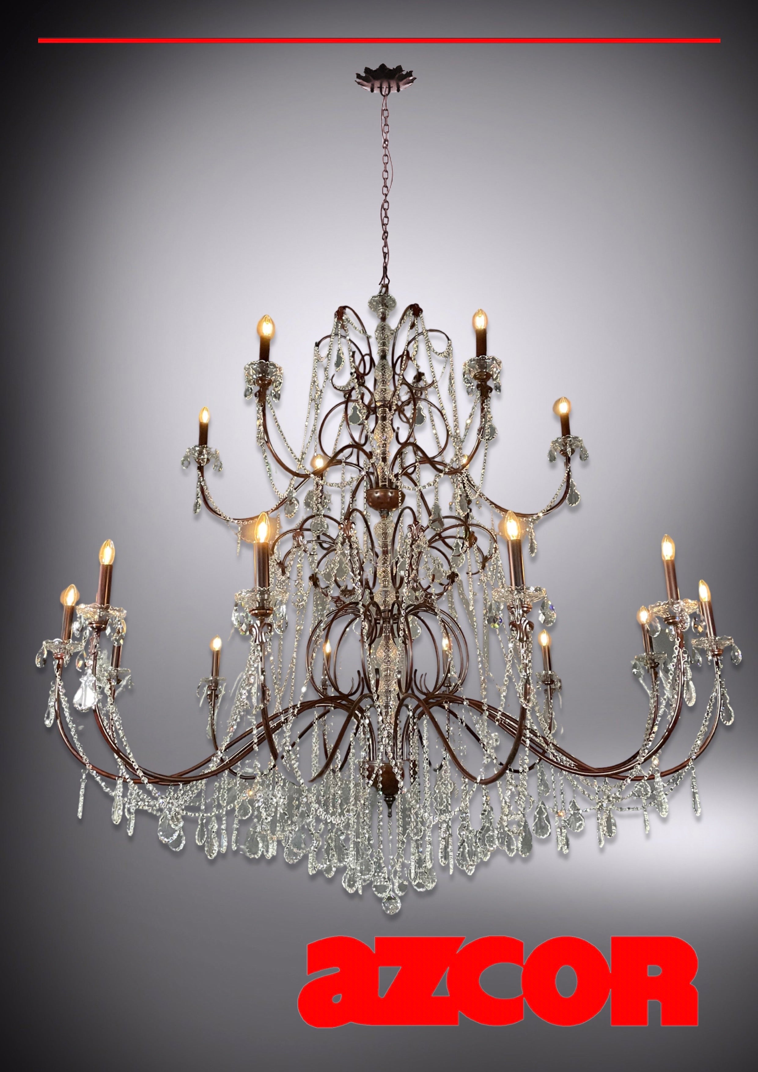 Giza 2-Tier Chandelier 18
